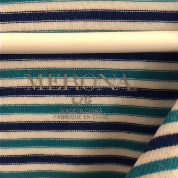 Merona | Dresses | Merona Striped Capsleeved Dress Brand New | Poshmark